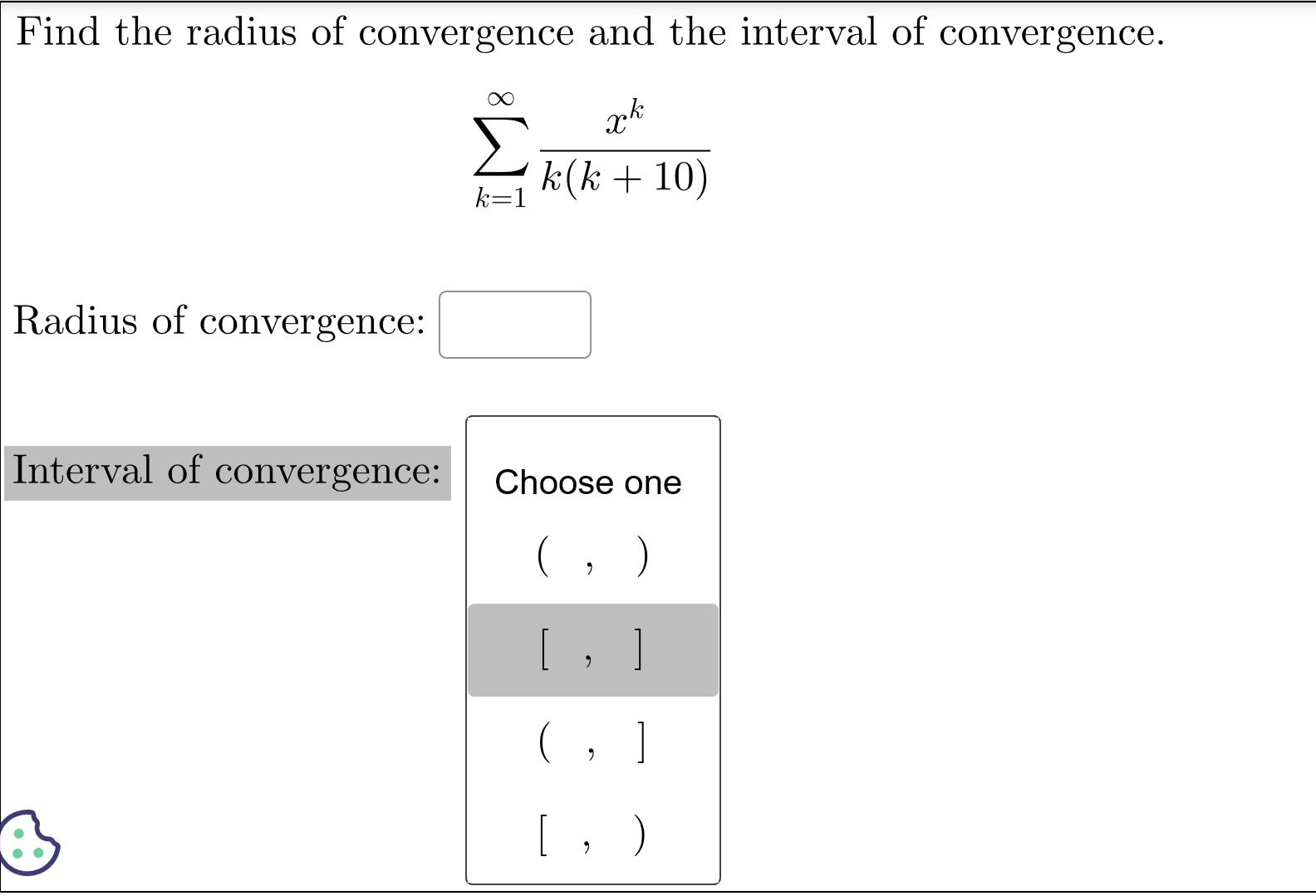 Solved Find the radius of convergence and the interval of | Chegg.com