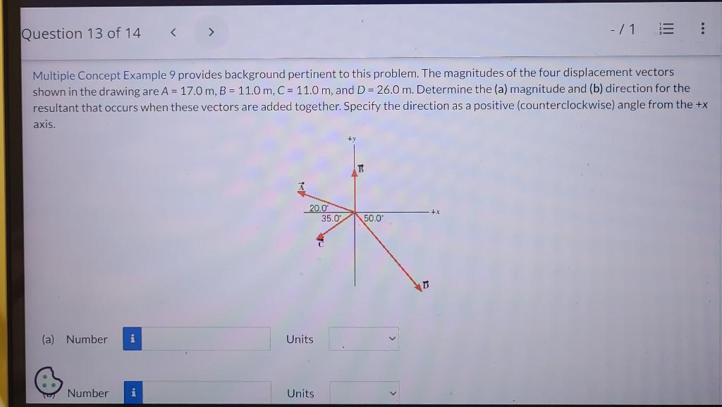 Solved Multiple Concept Example 9 provides background | Chegg.com