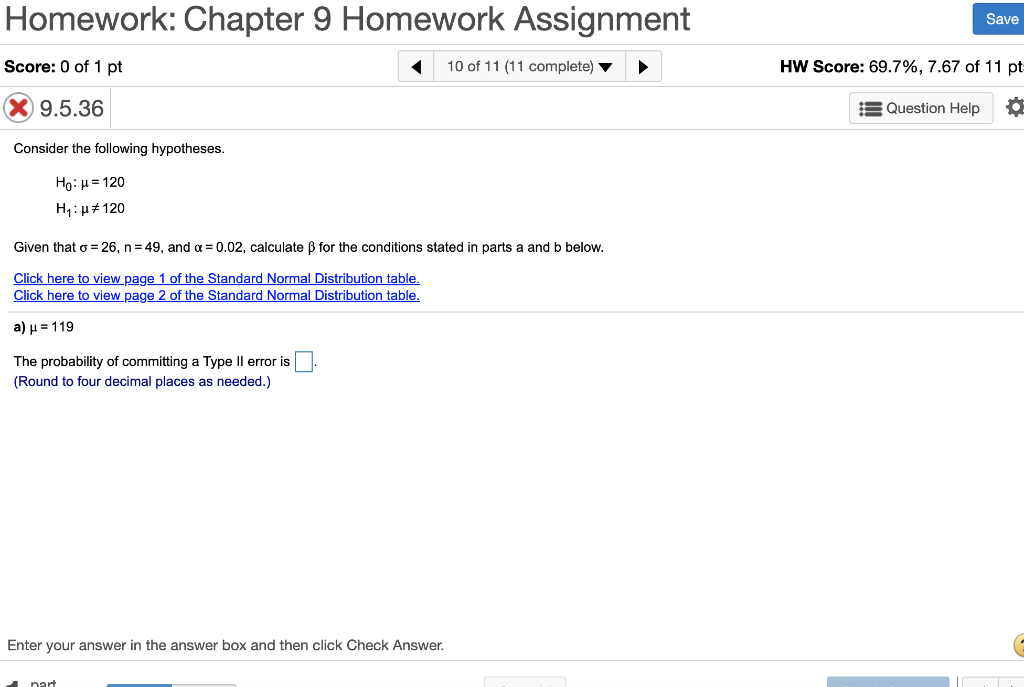 Solved Homework Chapter 9 Homework Assignment Save Score 0