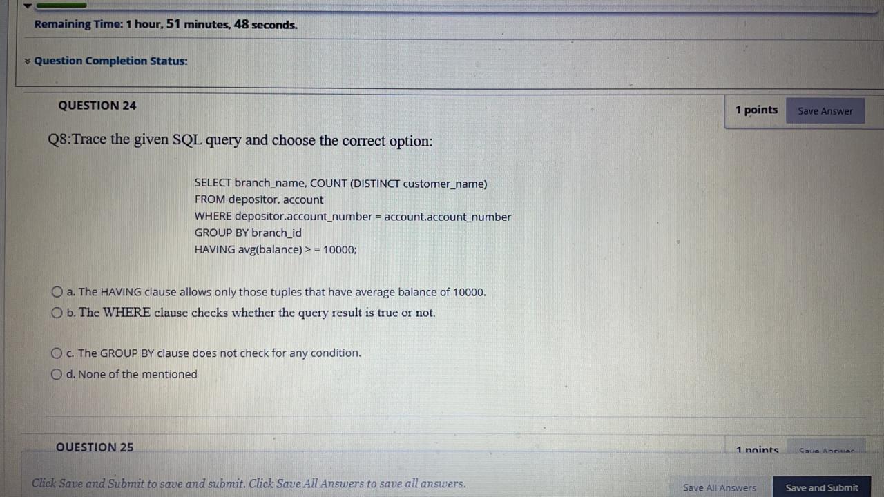 Solved Q13:Suppose you are a database designer developing an | Chegg.com