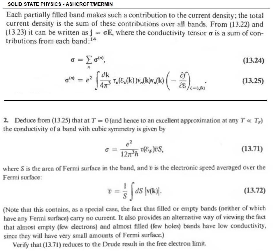 Solved SOLID STATE PHYSICS - ASHCROFT/MERMIN Each partially | Chegg.com