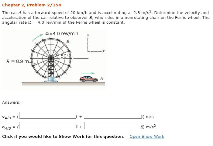 Solved Chapter 2, Problem 2/154 The car A has a forward | Chegg.com