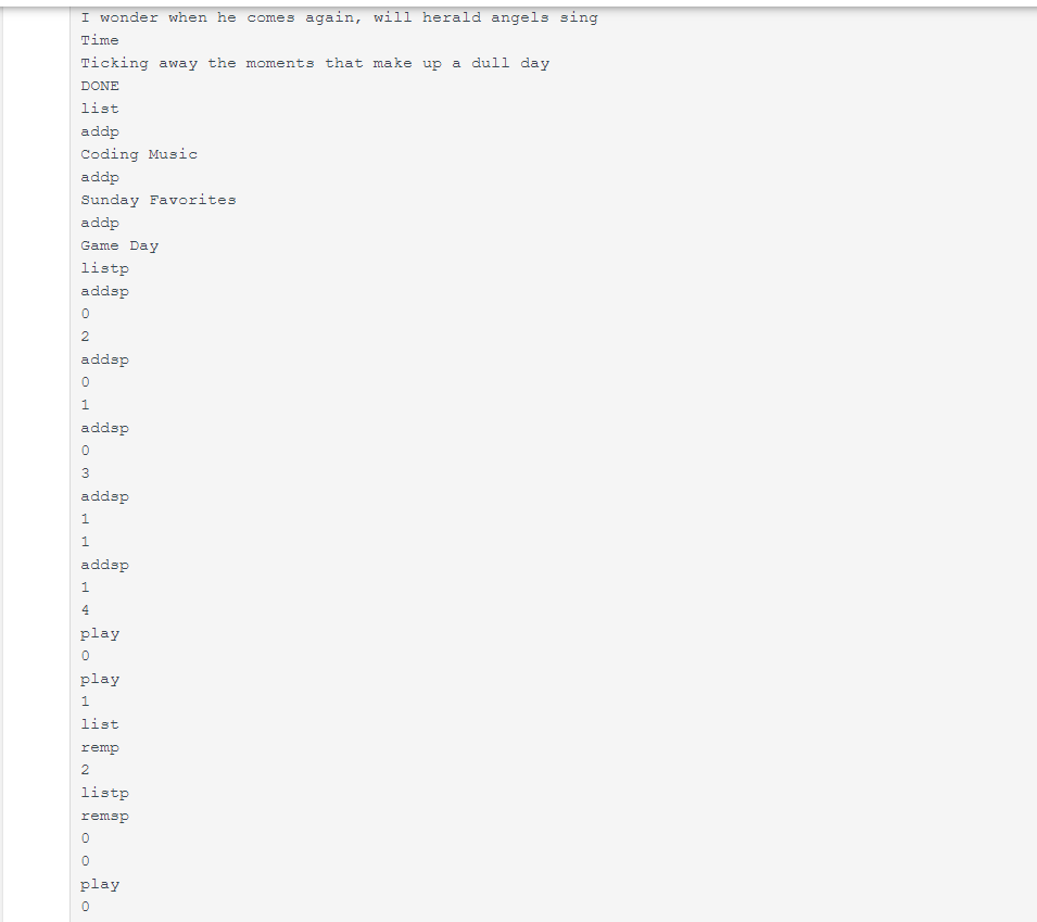 Solved 8.16 Main Lab 8 - Playlists Background I have a music | Chegg.com