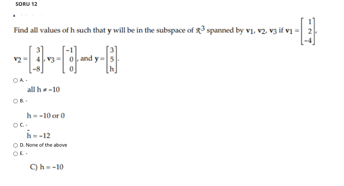 Solved SORU 11 Which of the following are subspaces of P3 | Chegg.com