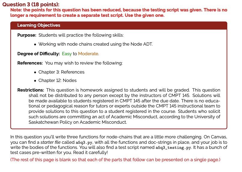 Solved a5q3.py starter file: import node as N def | Chegg.com