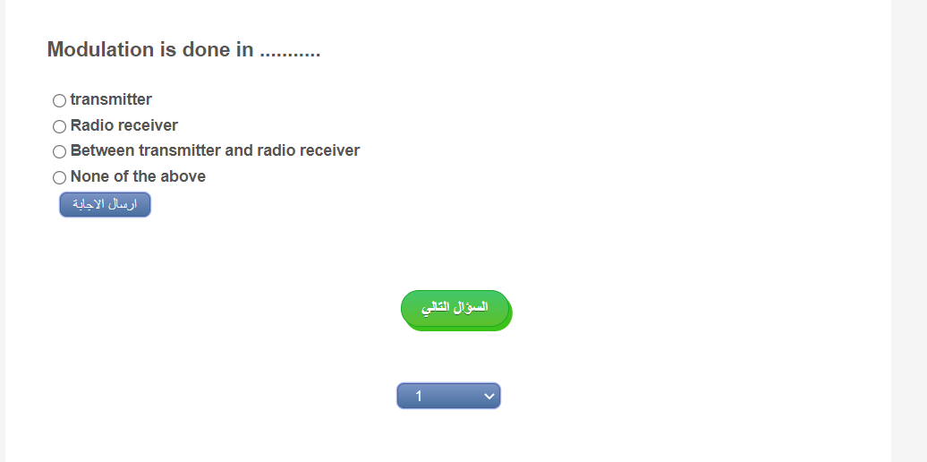 Solved Modulation is done in transmitter Radio receiver | Chegg.com