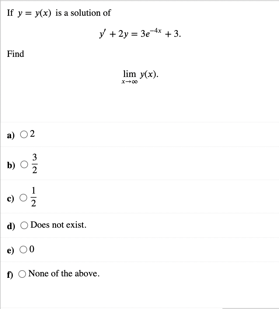 Solved Give the general solution of y′=xy−3yy2−3 a) | Chegg.com