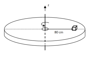 Solved A rotary table begins to rotate from rest with an | Chegg.com