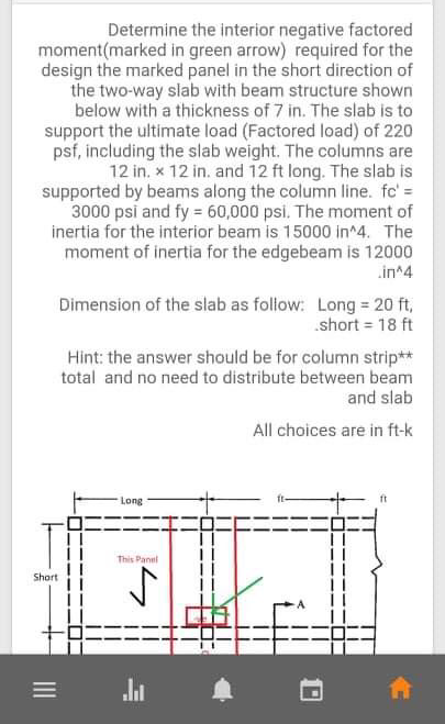 Determine the interior negative factored | Chegg.com