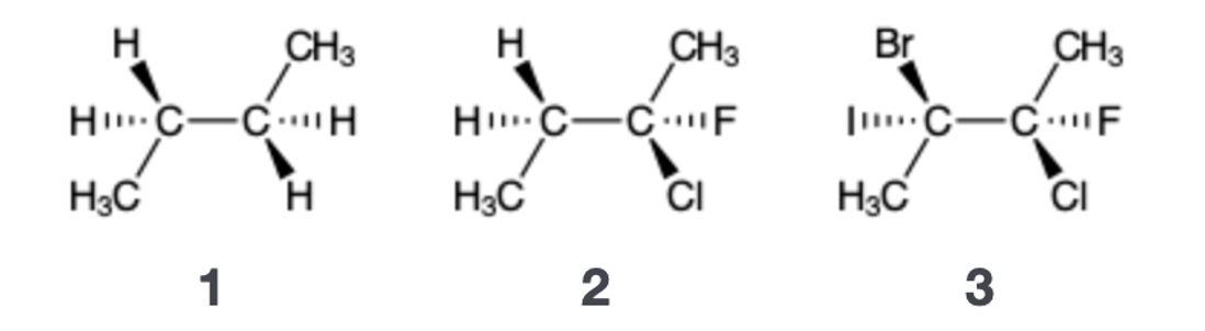 Solved Which conformer of butane is depicted by 1? A) cis | Chegg.com