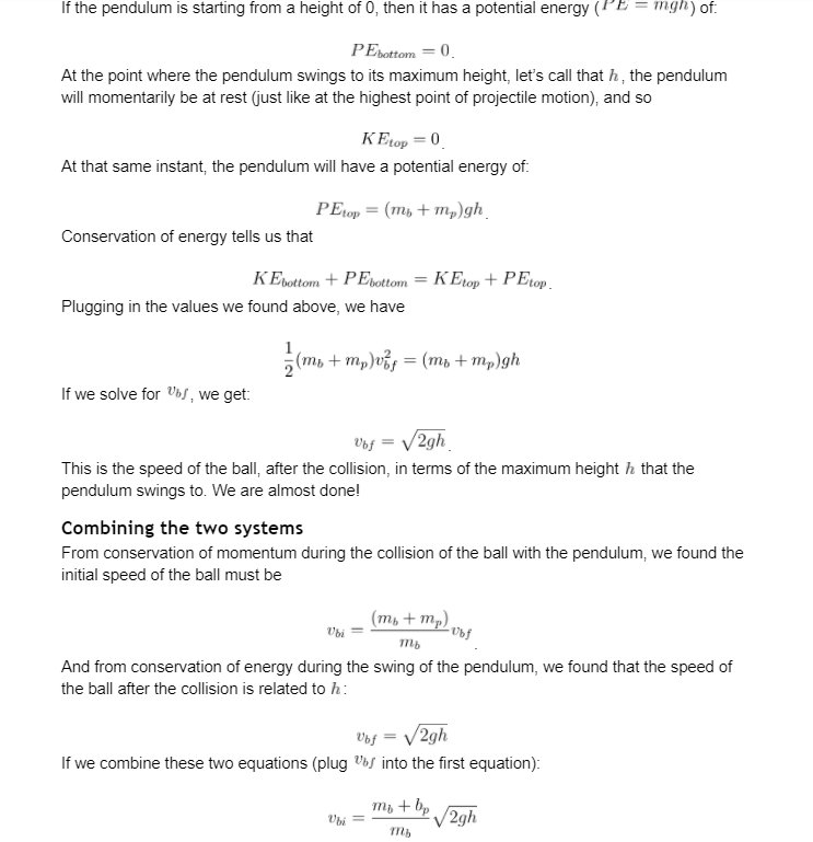 Solved PHYSICS 182A/195L LAB REPORT - LAB 8: BALLISTIC | Chegg.com