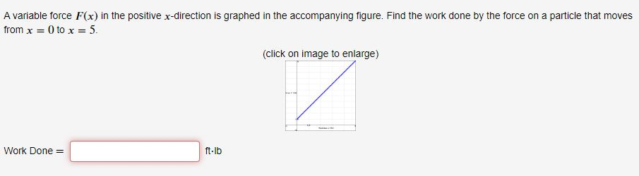 Solved A variable force F(x) in the positive x-direction is | Chegg.com