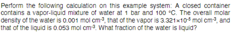 Solved Perform the following calculation on this example | Chegg.com
