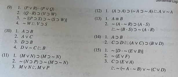 Solved Prove valid using the eighteen valid argument forms. | Chegg.com