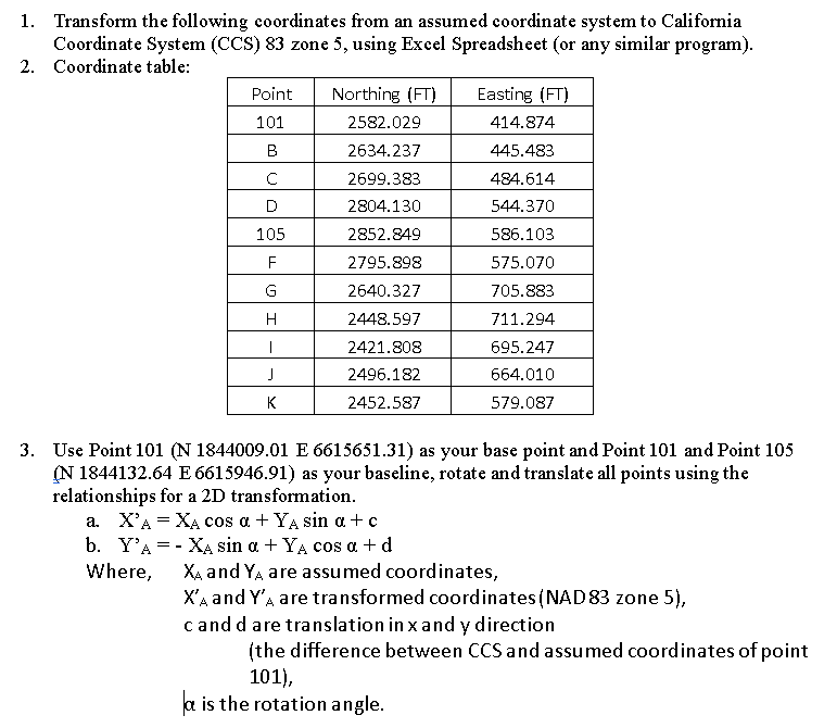 Solved Hello! Please help, this is a 2D coordinate | Chegg.com