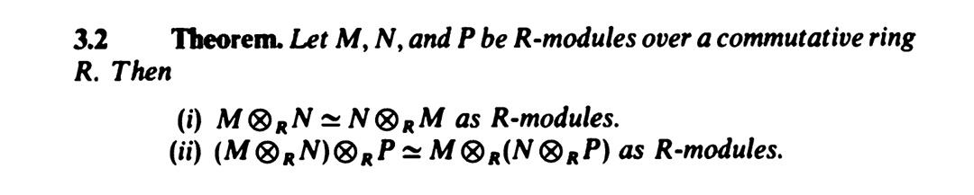 Solved 3.2 Theorem. Let M, N, and P be R-modules over a | Chegg.com