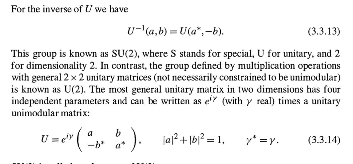 Solved Chapter 3 Theory of Angular Momentum Unitary | Chegg.com