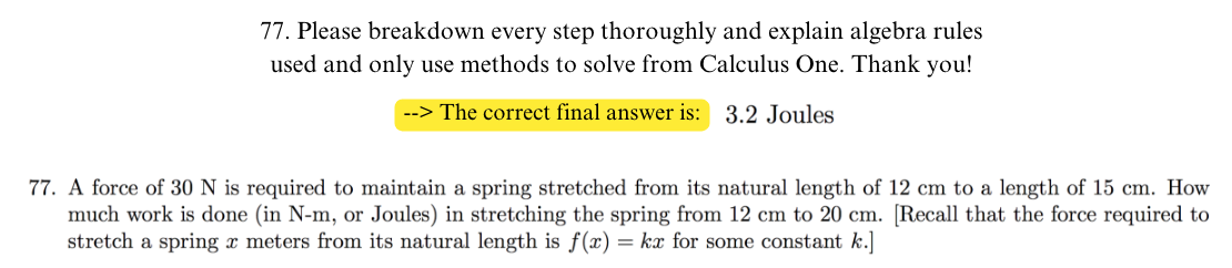 Solved 77. Please breakdown every step thoroughly and | Chegg.com