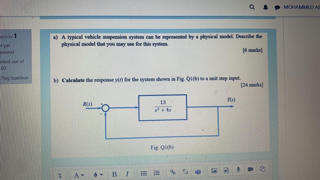 Solved MOHAMMED AE Eestion 1 ot yet swered a) A typical | Chegg.com Solved MOHAMMED AE Eestion 1 ot yet swered a) A typical | Chegg.com