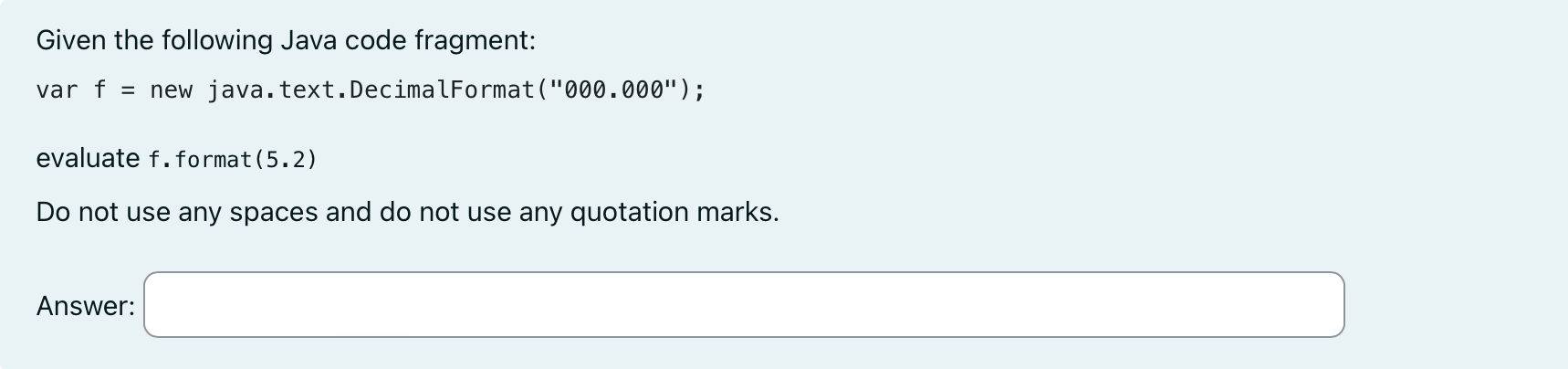 Solved Complete The Following Java Statement That Assigns To 