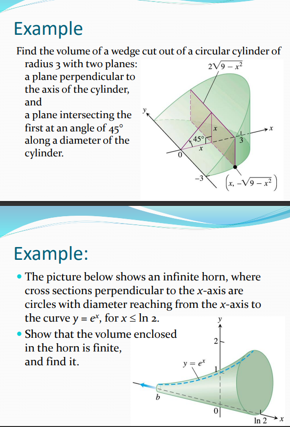 Solved Find the volume of a wedge cut out of a circular | Chegg.com