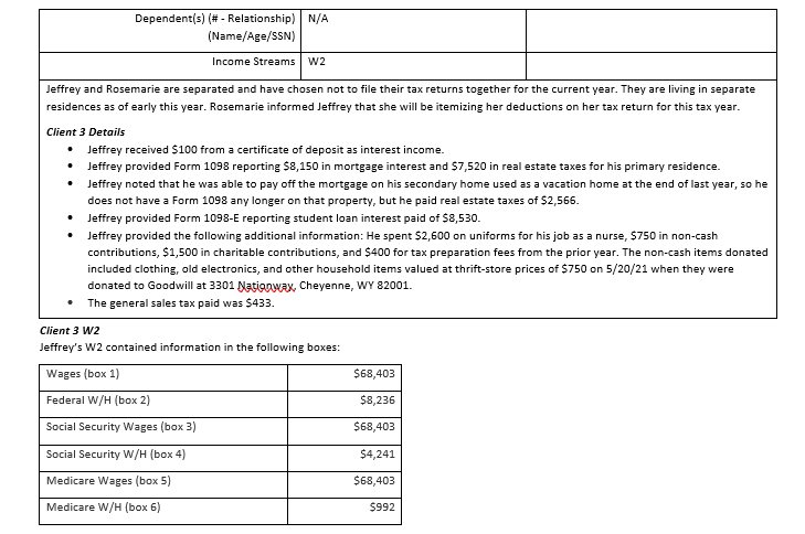 Solved Compare the three tax positions using the ‘Comparison | Chegg.com