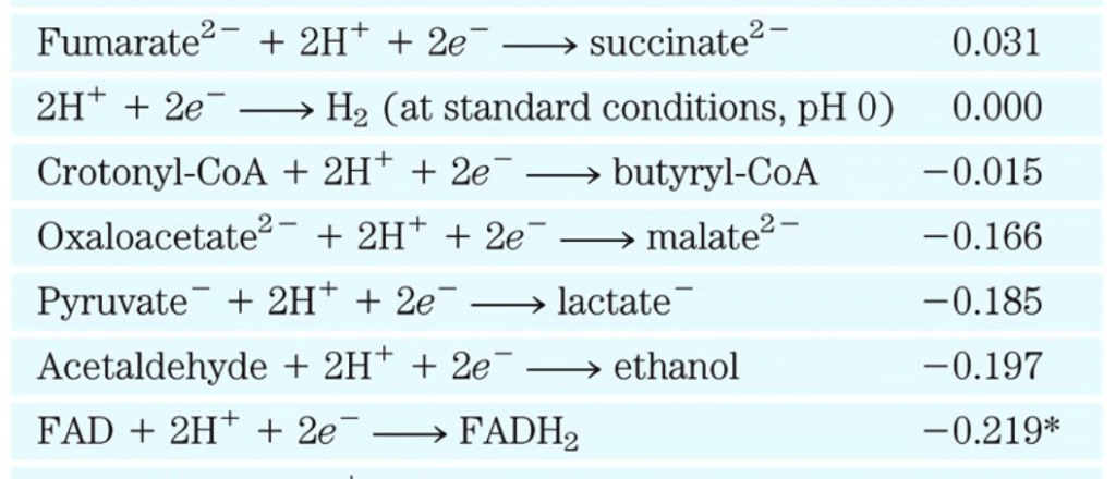 Solved For the following reaction: succinate + FAD → | Chegg.com