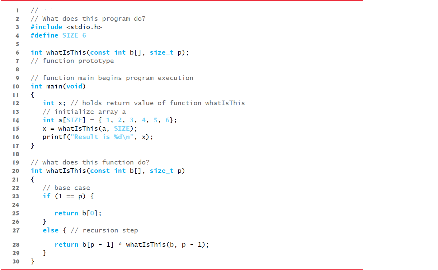 Solved assignment 12_2 What does the following program do? | Chegg.com