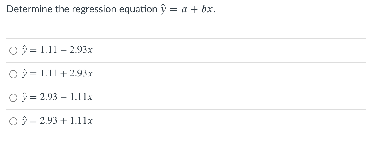 Solved A random sample of 4 calculus students produced the | Chegg.com