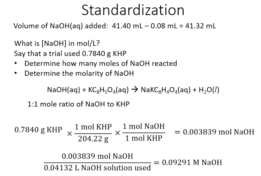 Solved Q.2 Two trials of a standardization are given below. | Chegg.com