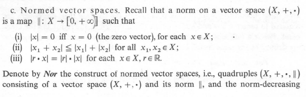 Solved c. Normed vector spaces. Recall that a norm on a | Chegg.com