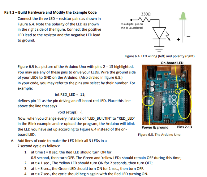 Solved Part 1 -Run the Basic Blink Program on an MSP430 A. | Chegg.com