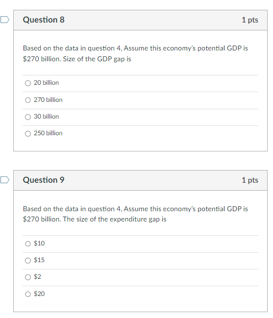 Solved Assume the level of investment is $8 billion and | Chegg.com