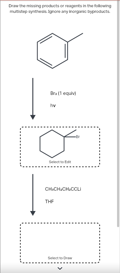 Solved Draw the missing products or reagents in the | Chegg.com