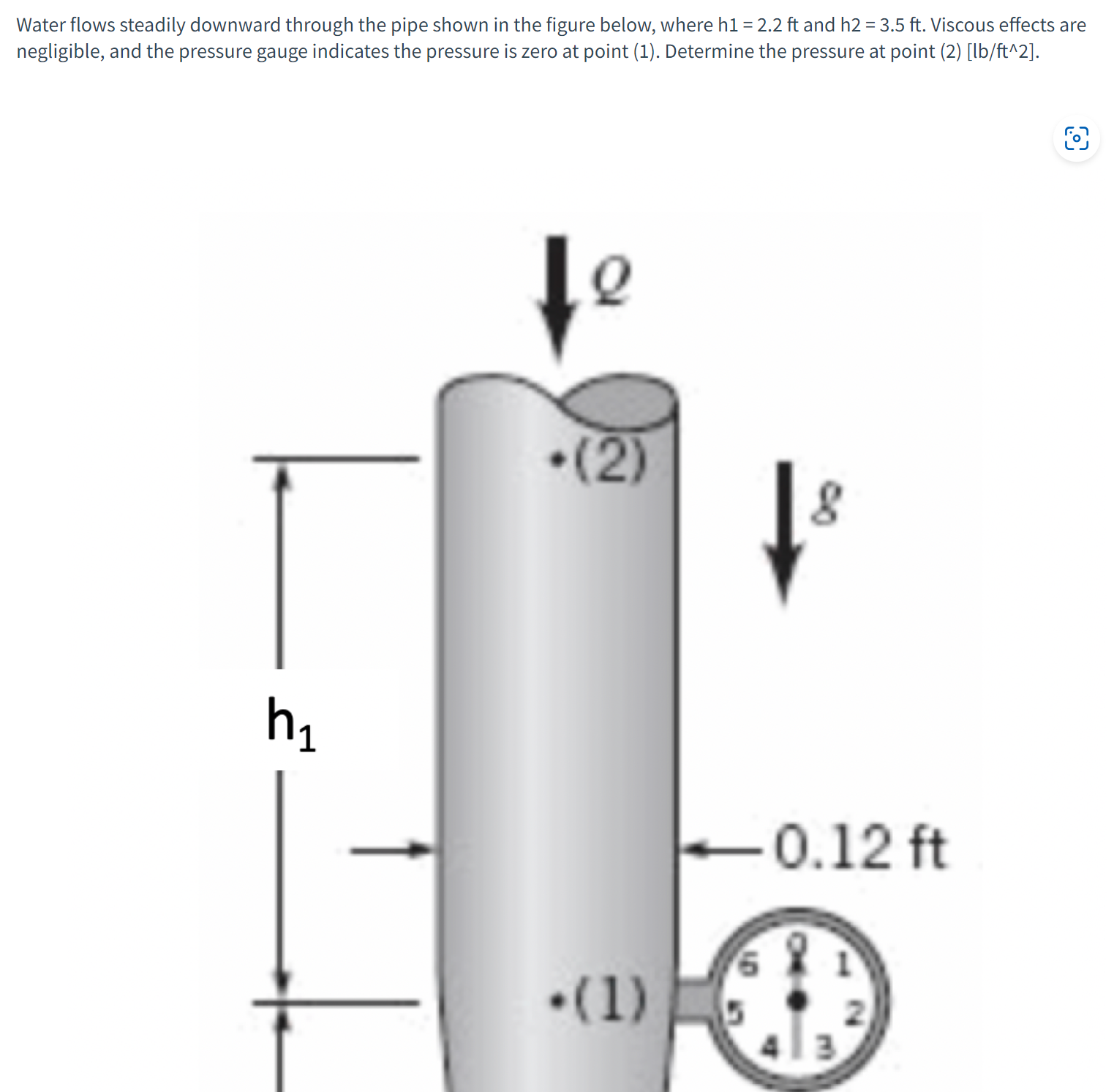 Solved Water flows steadily downward through the pipe shown | Chegg.com Solved Water flows steadily downward through the pipe shown | Chegg.com