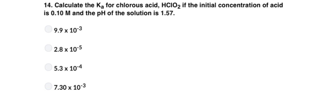 Solved 13. The Ka of hydrazoic acid (HN3) is 1.9 x 105 at | Chegg.com