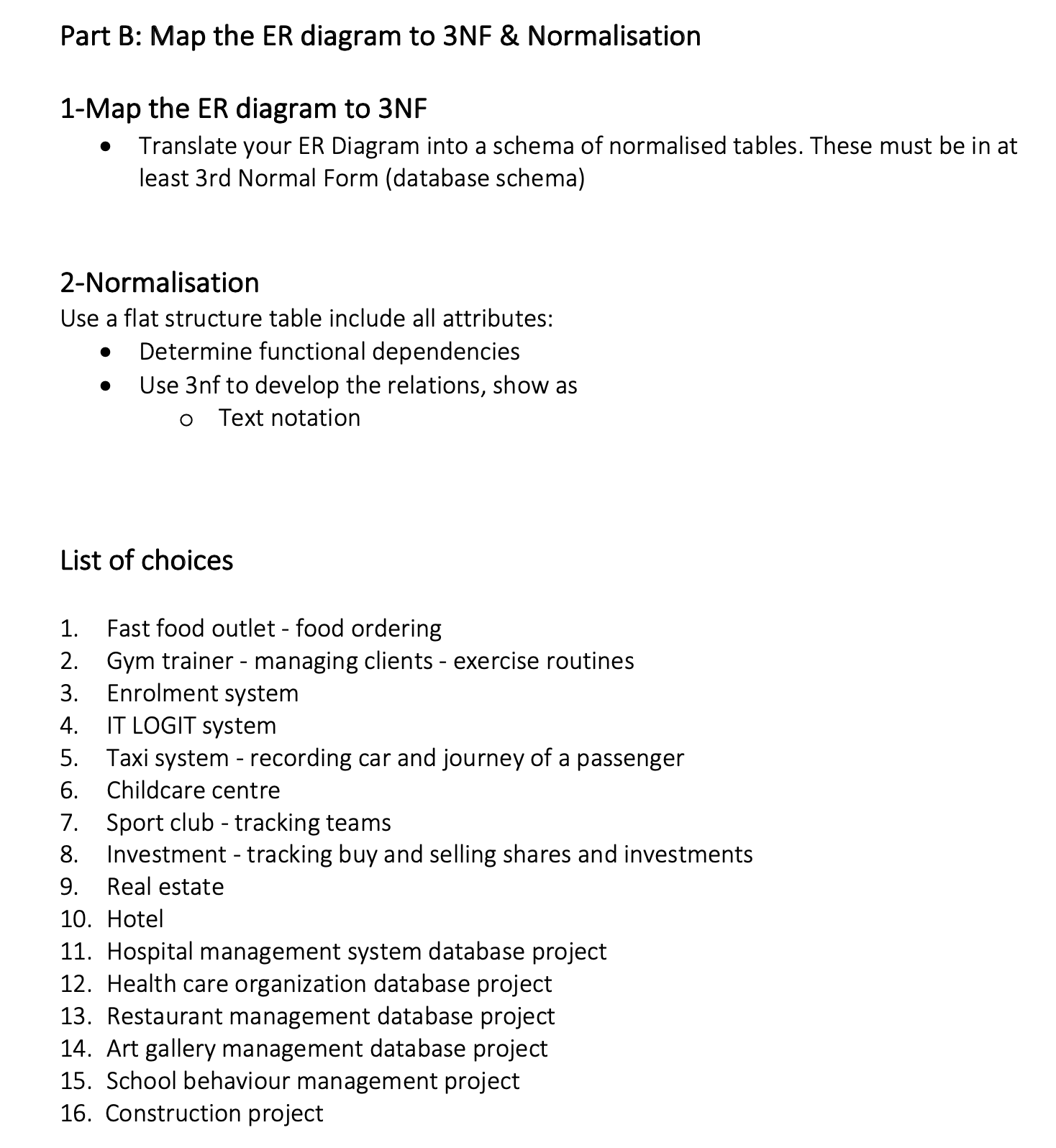 Solved PartA: Need to draw the ER Diagram PartB: 1. Map the | Chegg.com
