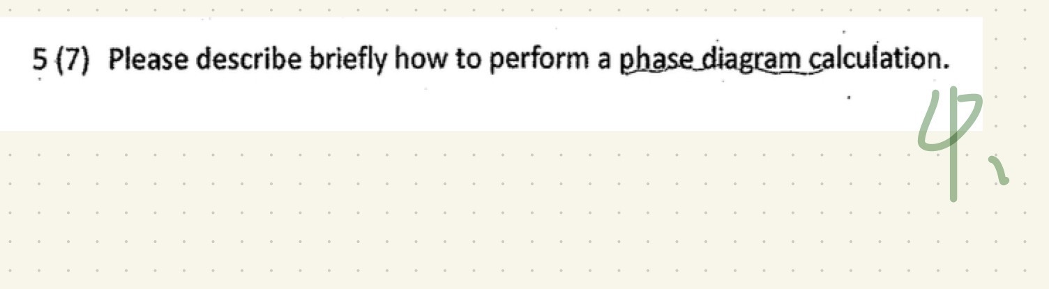 Solved 5 (7) ﻿Please describe briefly how to perform a phase | Chegg.com