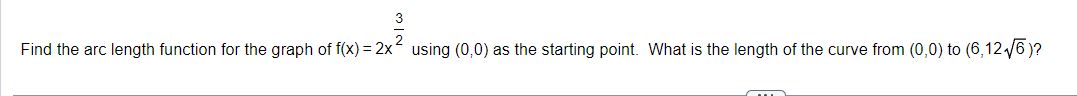 Solved Find the arc length function for the graph of | Chegg.com