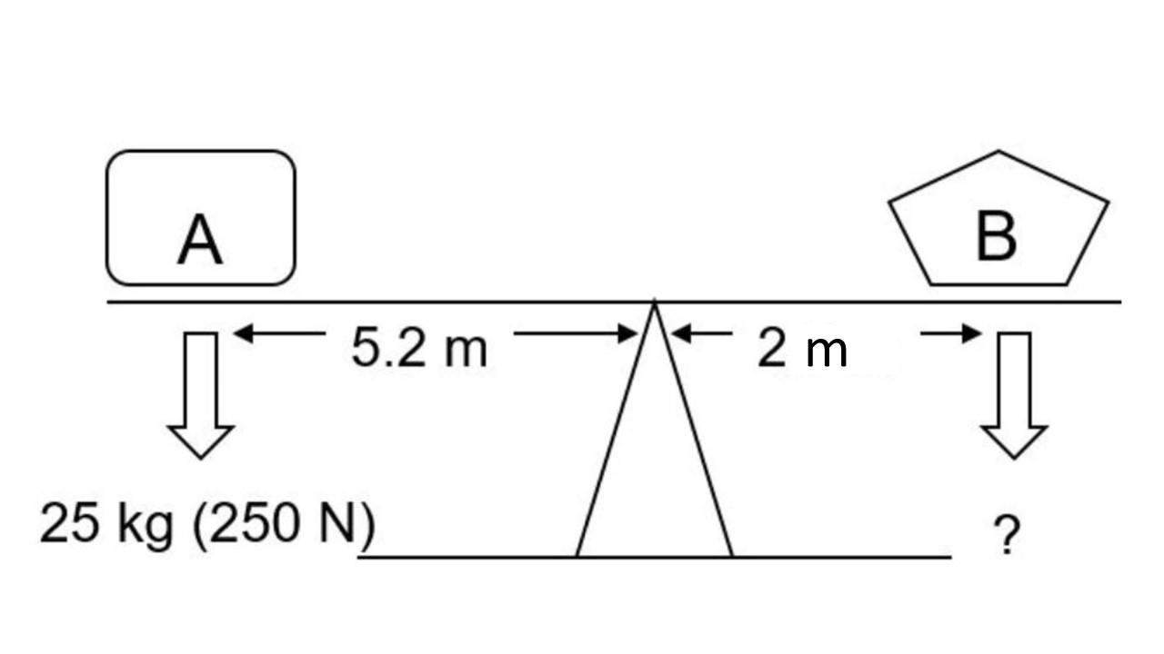 Solved In the diagram below the torques are balanced on | Chegg.com