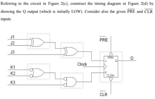 Solved Referring to the circuit in Figure 2c), construct the | Chegg.com