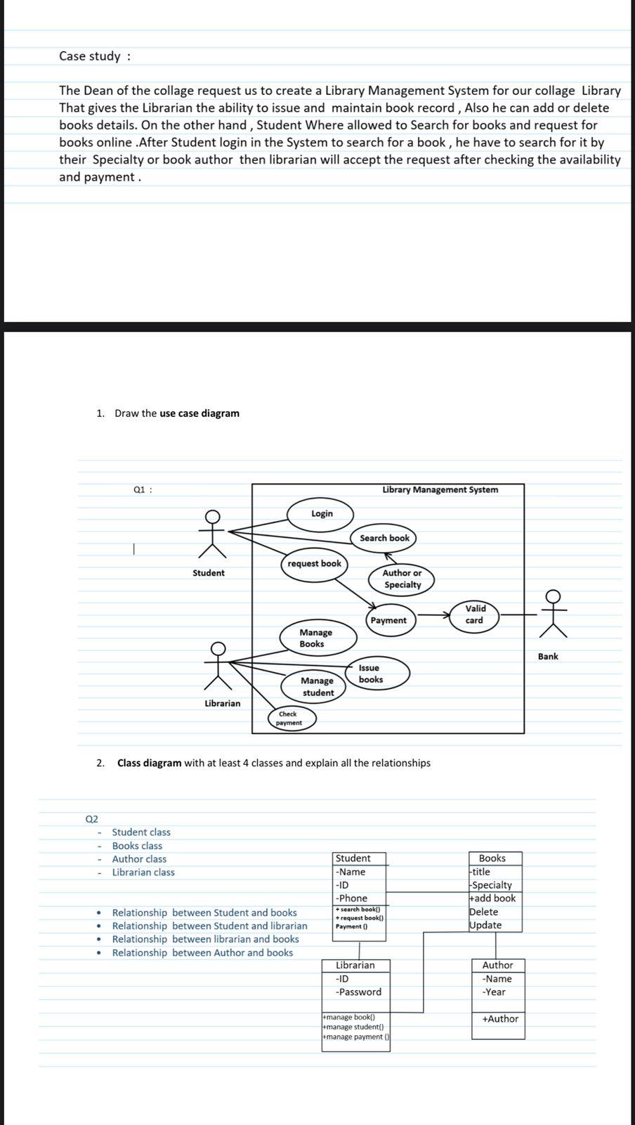 Case study: The Dean of the collage request us to | Chegg.com