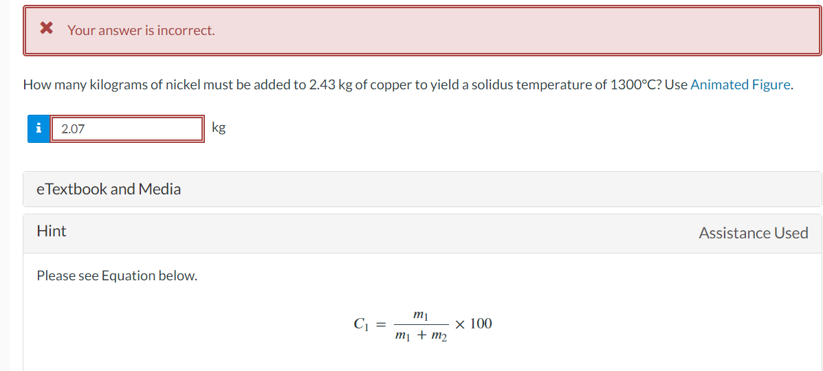 Solved How many kilograms of nickel must be added to 2.43 kg | Chegg.com