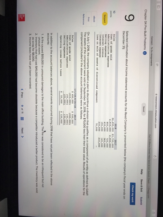 Solved To Do A Chapter 04 Pre-Built Problems Help Save& Exit | Chegg.com