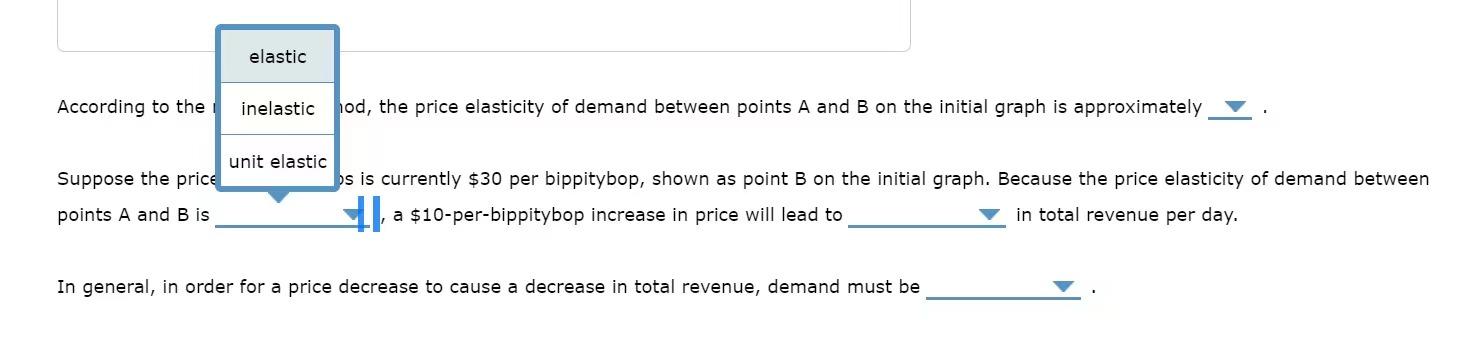 Solved 26. Elasticity and total revenue I The following | Chegg.com