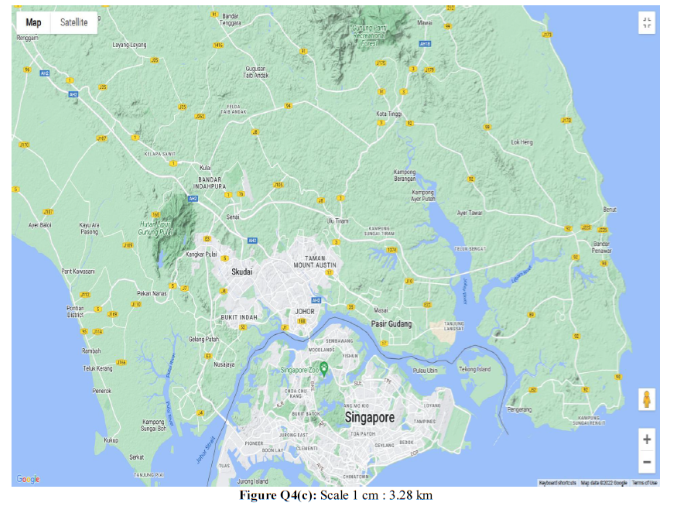 Based on the map in Johor Bahru area shown in Figure | Chegg.com