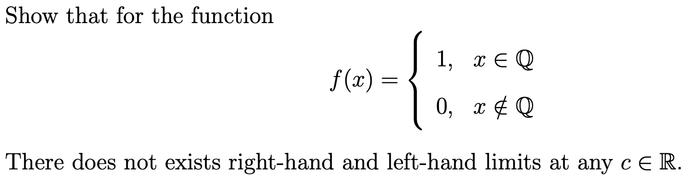 Solved Real Analysis I Please, make use of Epsilon-Delta | Chegg.com