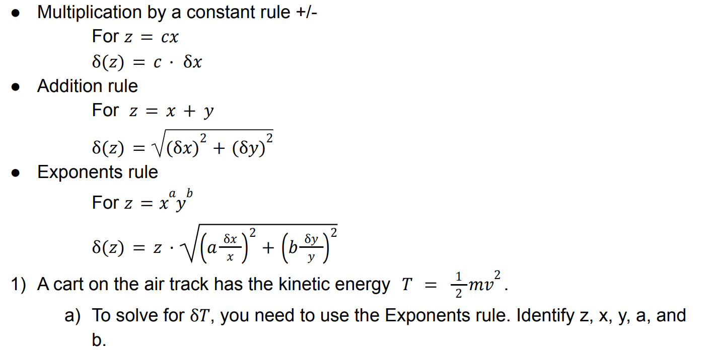 Solved - Multiplication by a constant rule +/− For z=cx | Chegg.com
