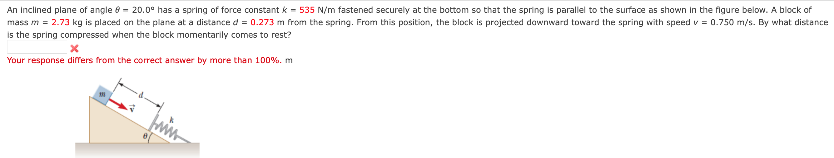 Solved i am taking a physics class and i am stuck on these | Chegg.com