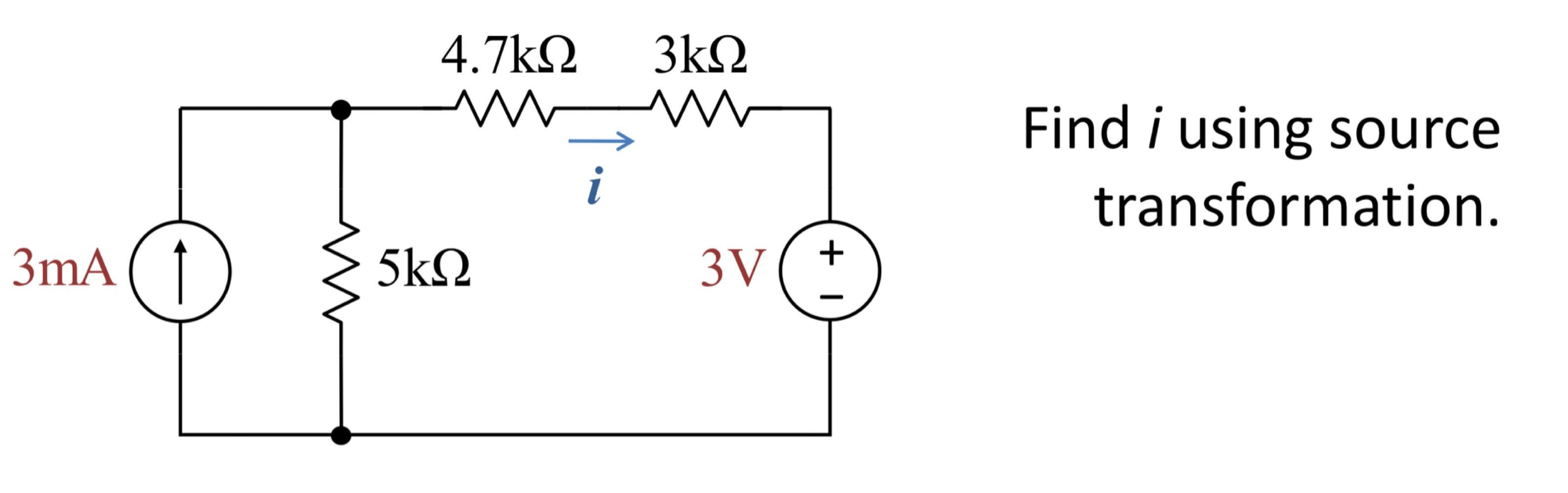 Solved Find I Using Source Transformation 0710